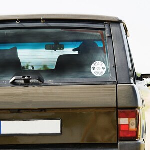Rescue on Board Car Sticker - Removable Vinyl Decal - Etsy