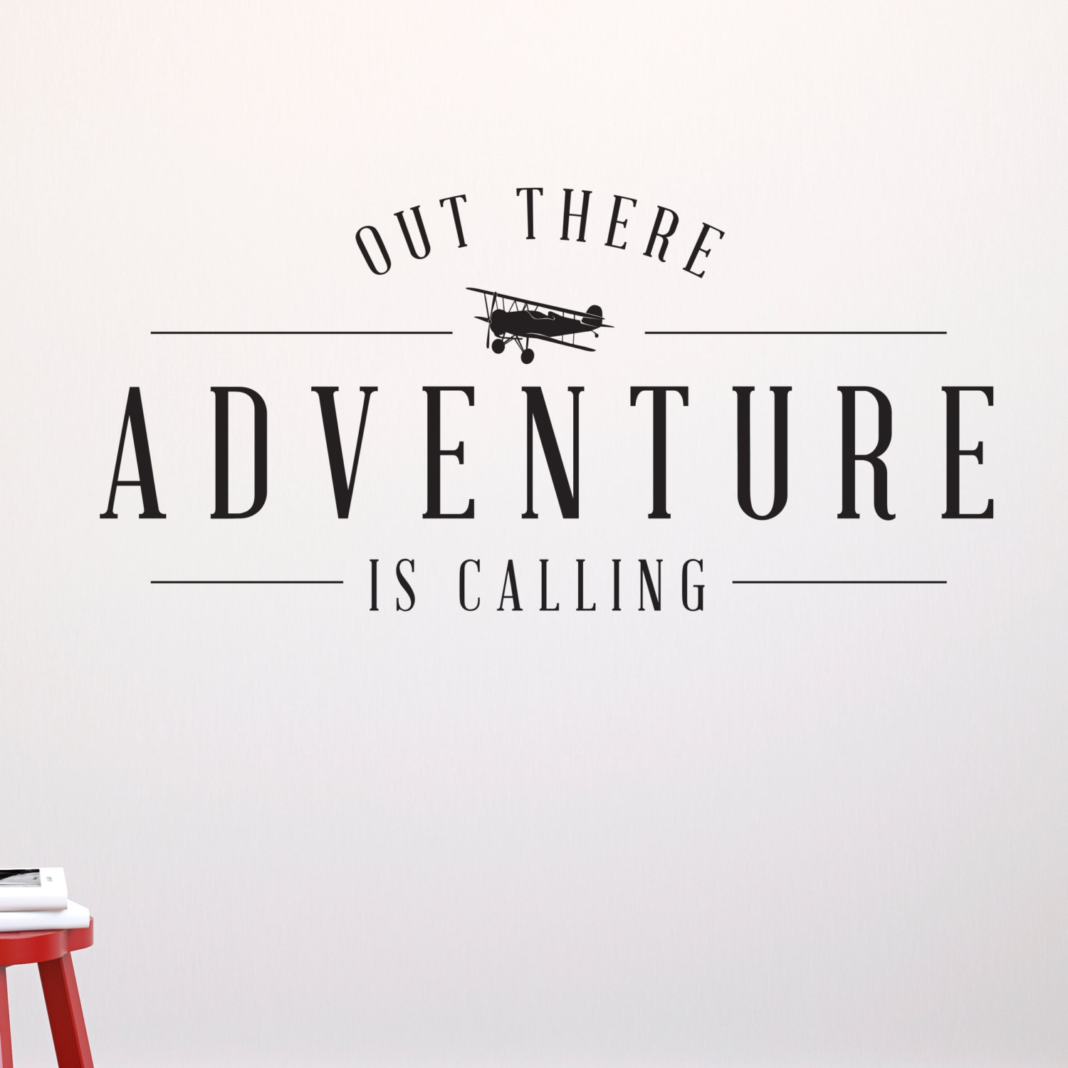 Out There Adventure is Calling Quote Wall Decal Custom Vinyl - Etsy