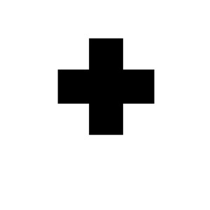 Swiss Cross Plus Sign Pattern - Wall Decal Custom Vinyl Art Stickers ...