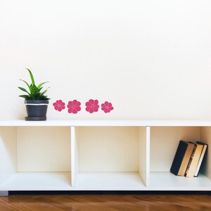 Simple Small Flowers - Wall Decal Custom Vinyl Art Stickers - Etsy