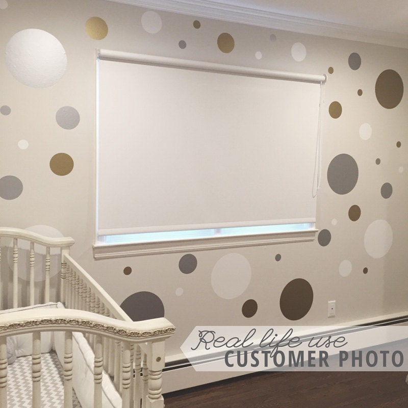 Multi-size Polka Dot Wall Decals – Custom Vinyl Nursery Decor - Etsy