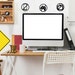 Homework Zone Road Sign With Icons- Vinyl Wall Decal Stickers for Study ...