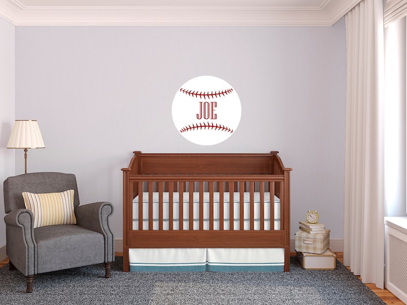 Personalized Baseball Wall Decal Custom Vinyl Art Stickers - Etsy