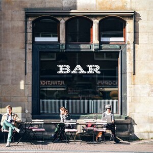 Bar Marquee Sign Decal - Wall Decal Custom Vinyl Art Stickers - Decal ...