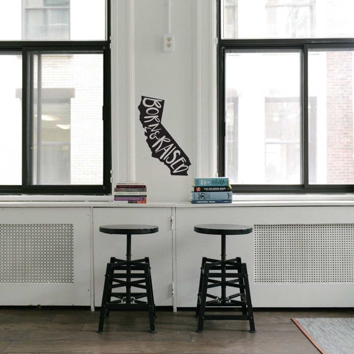 Home State Vinyl Wall Decal - Born and Raised US State Pride - Etsy