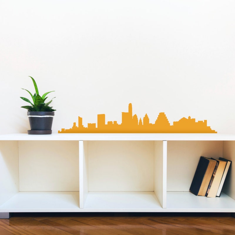 Skyline Wall Sticker - Etsy