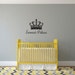 Personalized Custom Crown With Name or Title Vinyl Wall | Etsy