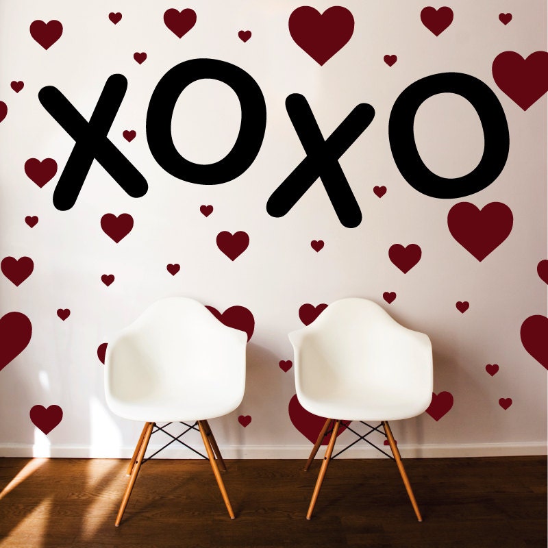 Oversized XOXO Sign Decal Cute Trendy Hugs and Kisses Vinyl - Etsy