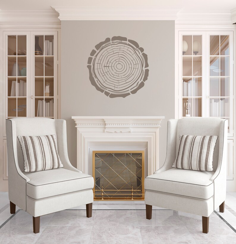 Tree Trunk Rings Wall Decal Custom Vinyl Art Stickers for | Etsy