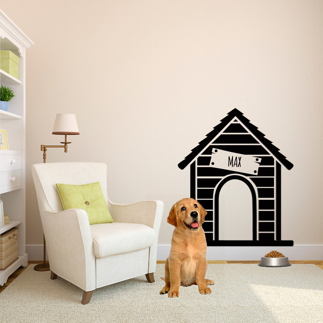 Personalized Dog House Wall Decal Custom Vinyl Art Stickers - Etsy