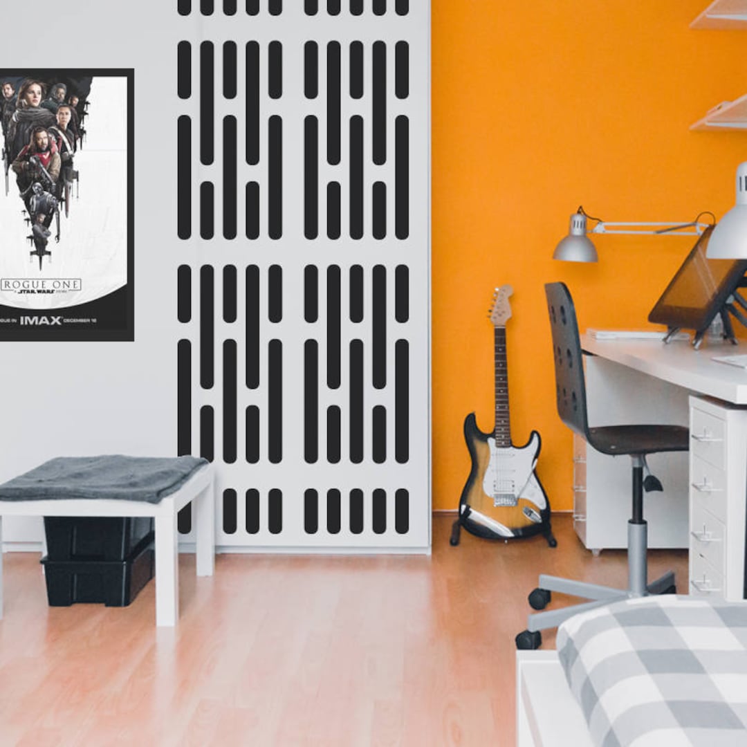 Star Wars Space Station Wall Decals – Sci-fi Nursery Decor, Removable ...