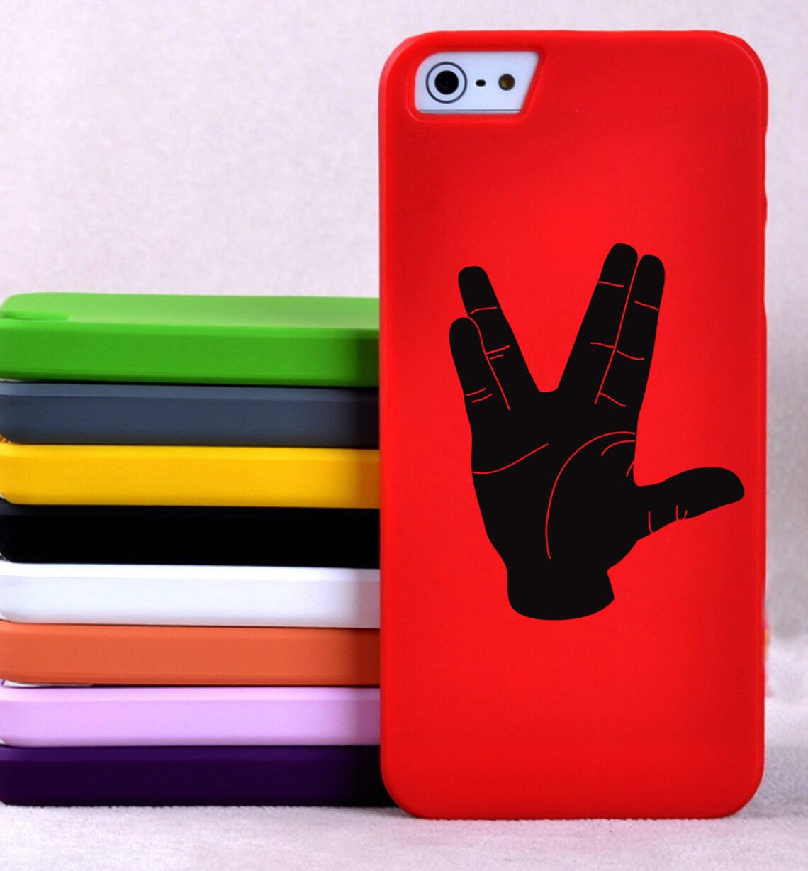 Live Long and Prosper Hand Sign Silhouette Wall Decal Custom - Etsy