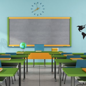 World Map Large - Wall Decal Custom Vinyl Art Stickers for Classrooms ...