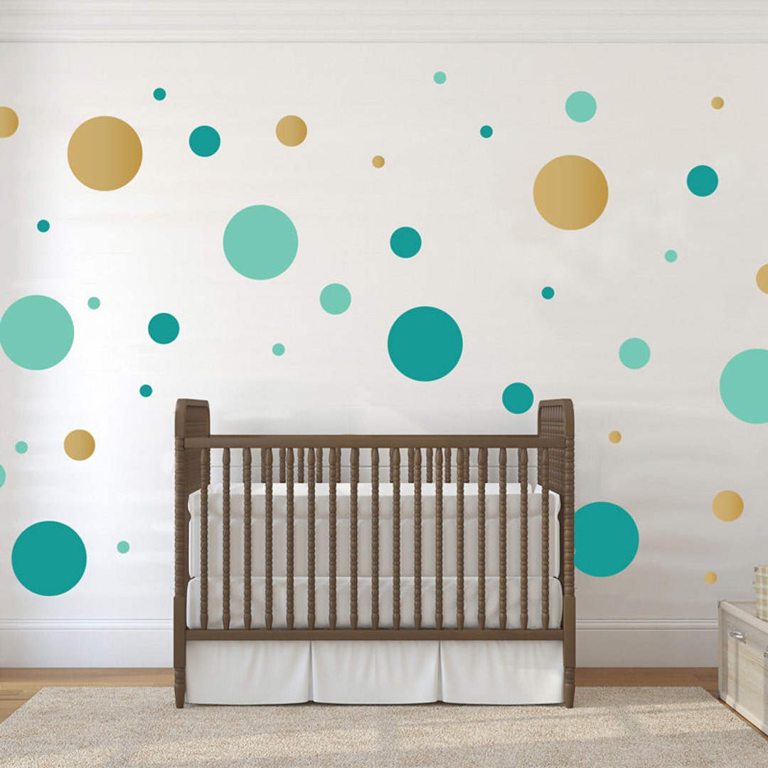 Multi-size Polka Dot Wall Pattern Decal - Wall Decal Custom Vinyl Art ...