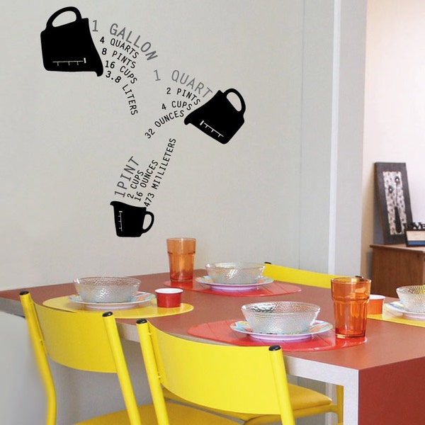 Measuring Cup Decals - Etsy