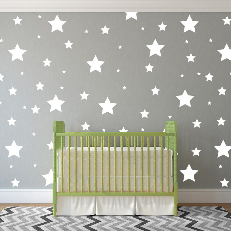 Multi-size Star Wall Pattern Decal Wall Decal Custom Vinyl | Etsy