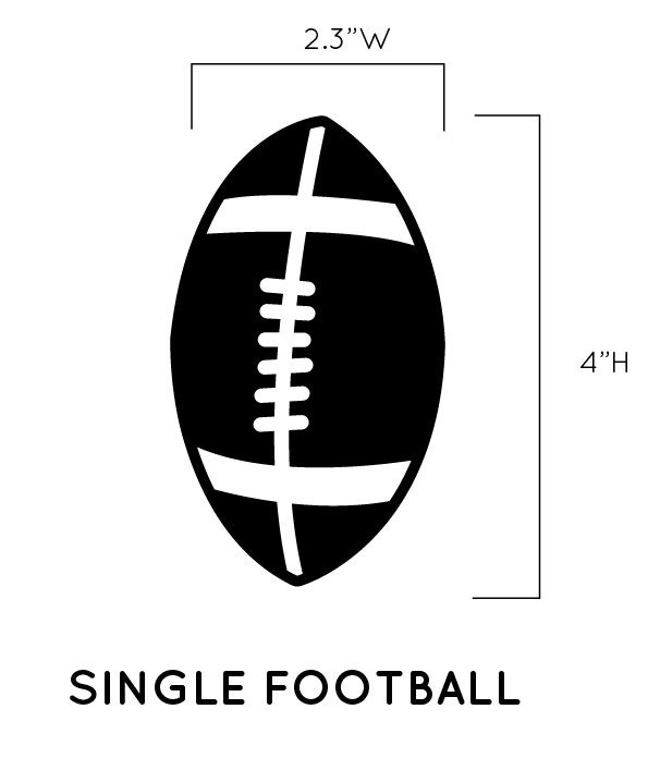 Football Pattern Repeatable Sports Decal Pattern Designs | Etsy