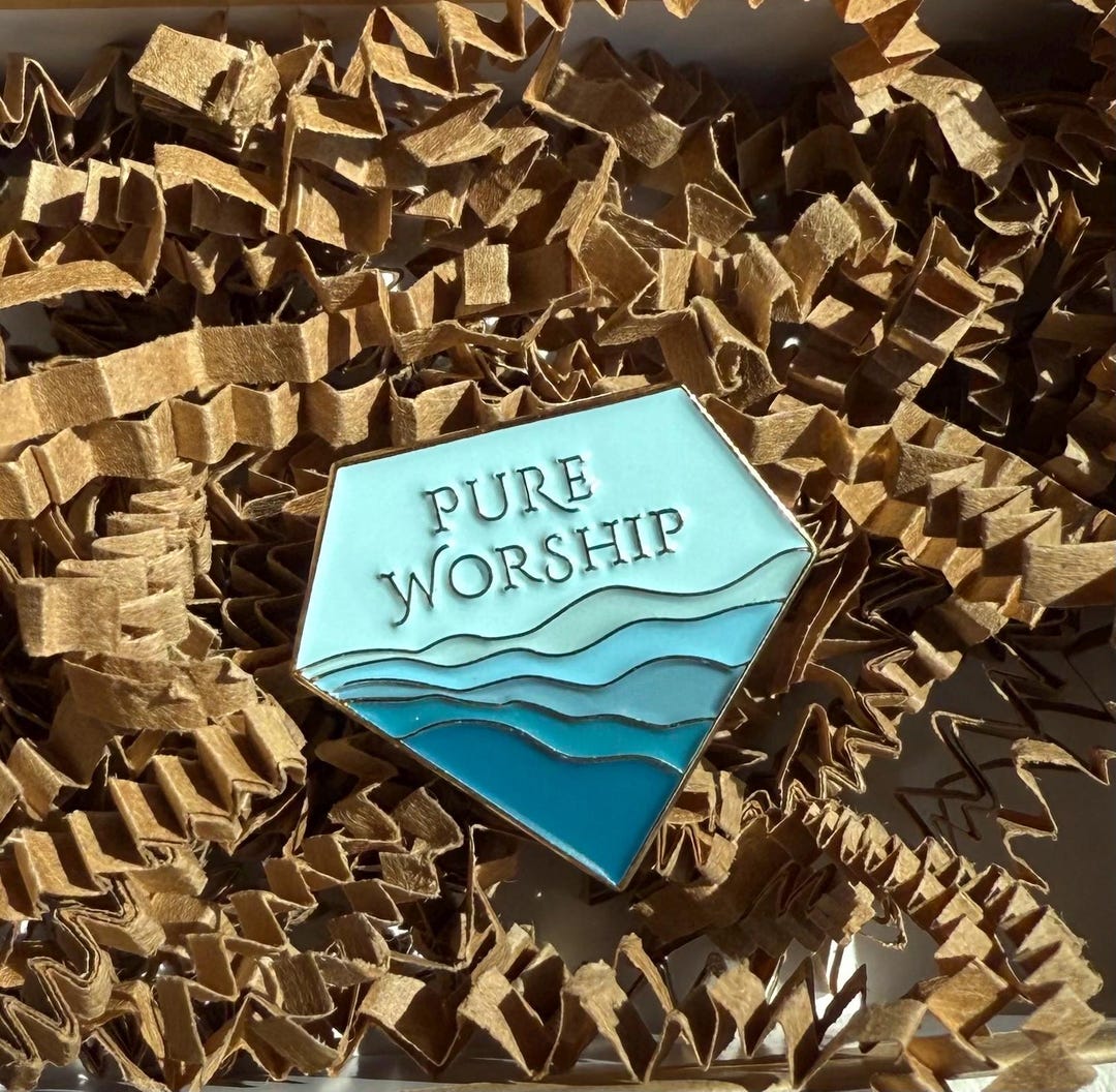 Pure Worship Convention Enamel Pin - Etsy