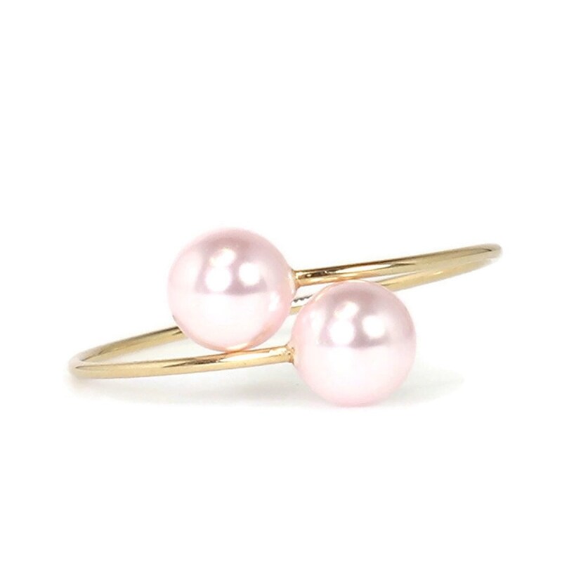 Pink Pearl Ring - Etsy