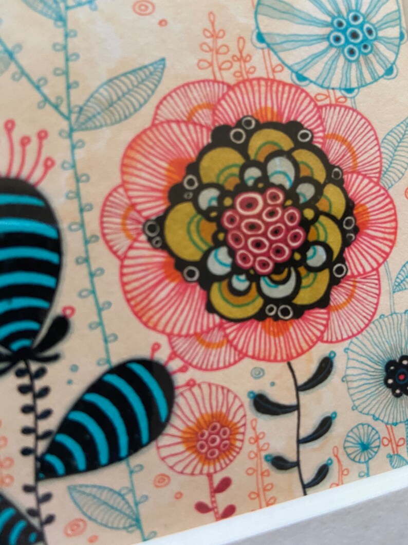 Danah Kim Original Flower Art 2013 - Etsy