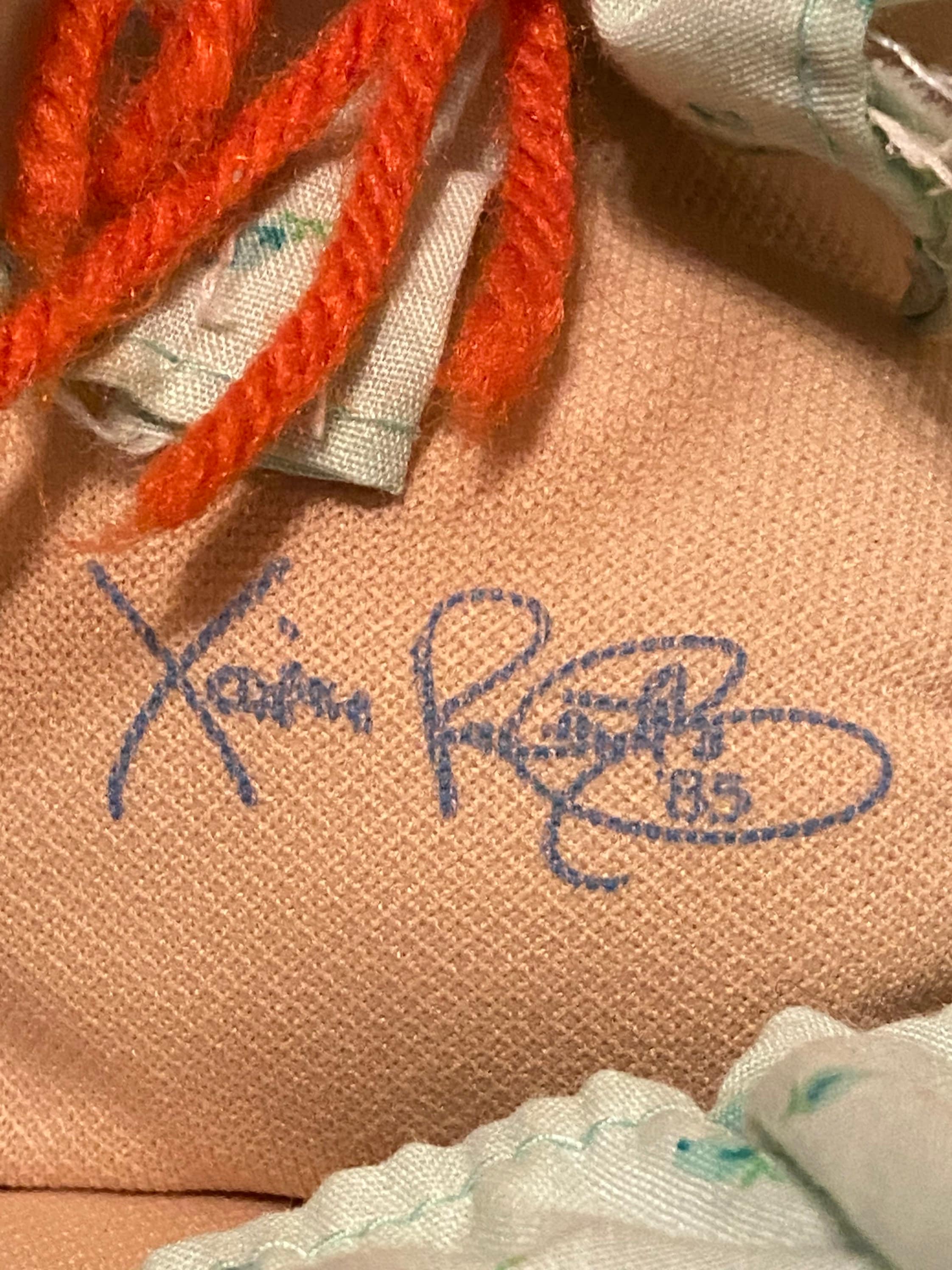 1985 Vintage Red Head Cabbage Patch Signed by Xavier Roberts Made by ...