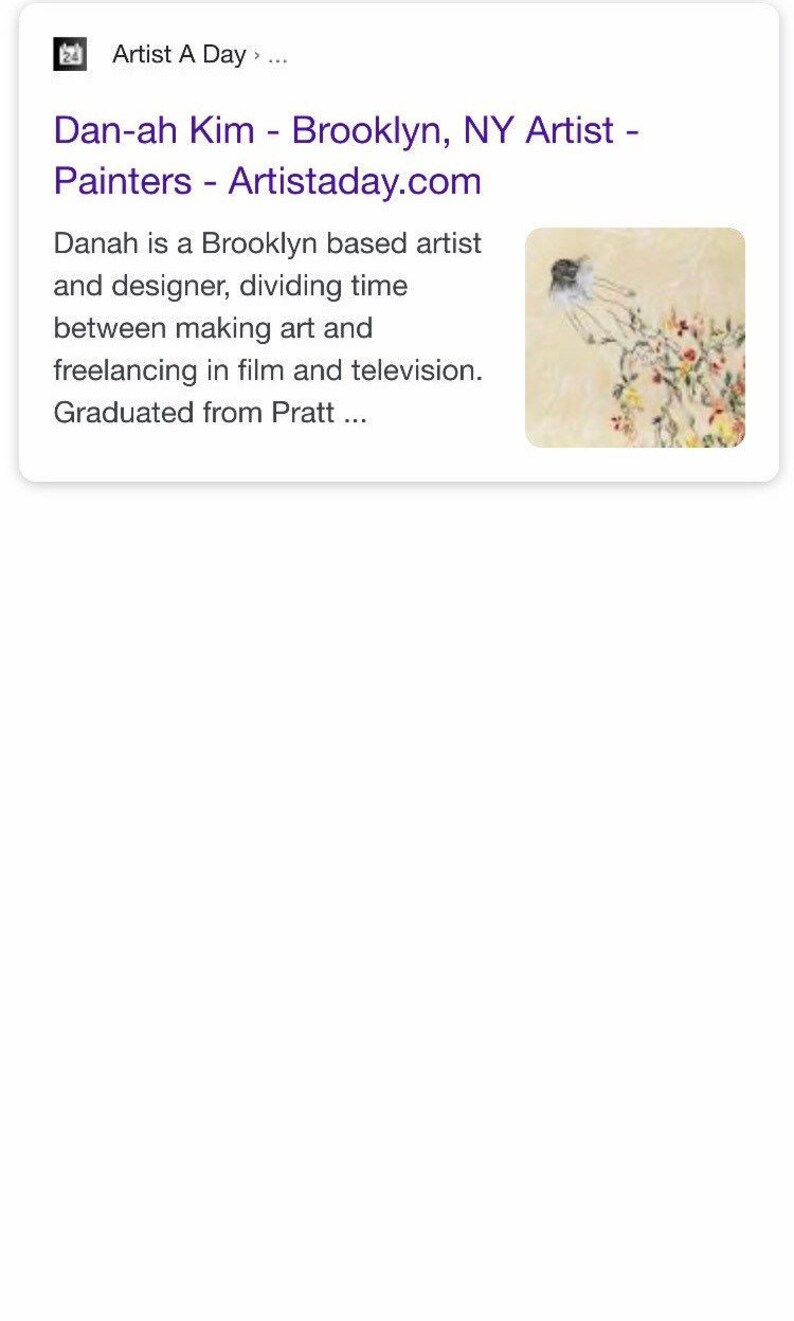 Danah Kim Original Flower Art 2013 - Etsy