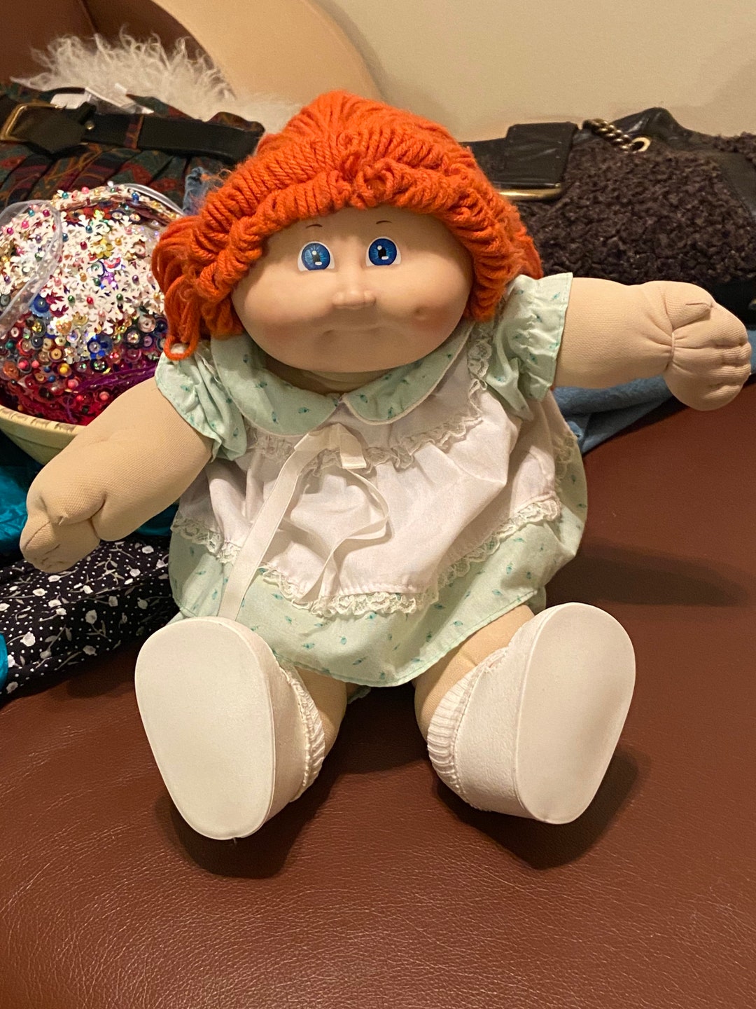 1985 Vintage Red Head Cabbage Patch Signed by Xavier Roberts Made by ...