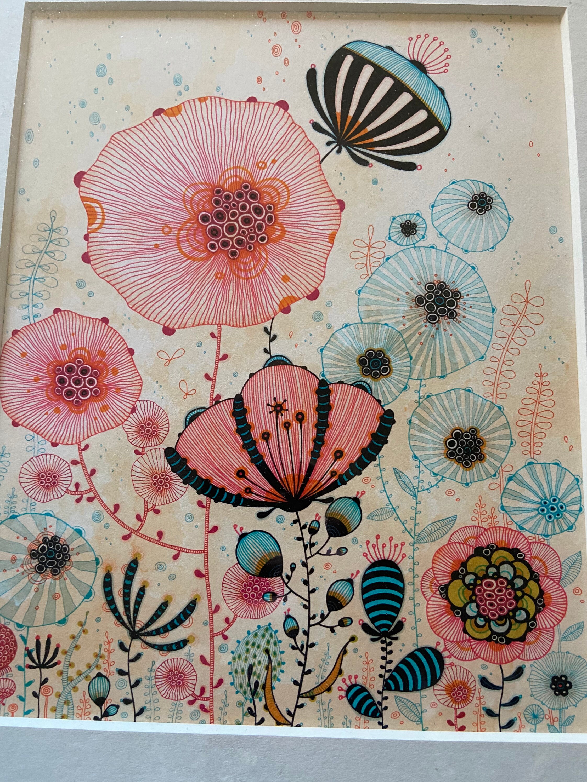 Danah Kim Original Flower Art 2013 - Etsy