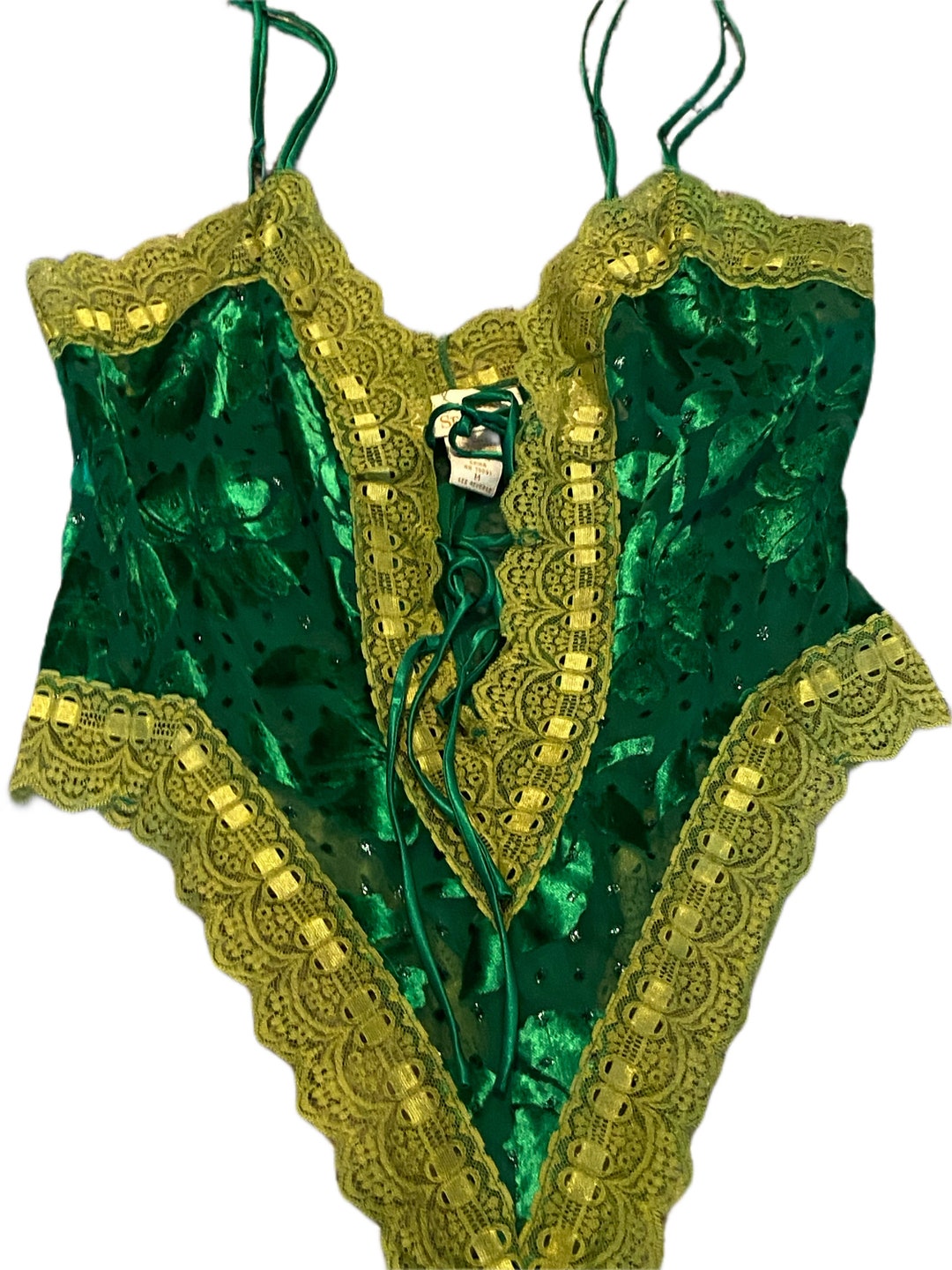 RARE 1980s Vintage Gold Label Victorias Secret Sheer Green - Etsy