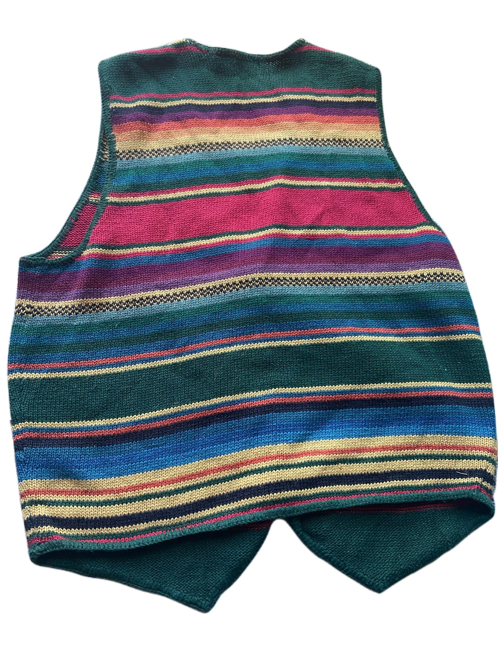 90s Vintage Mens Unisex Multicolor Structure Vest Size Medium to Large ...