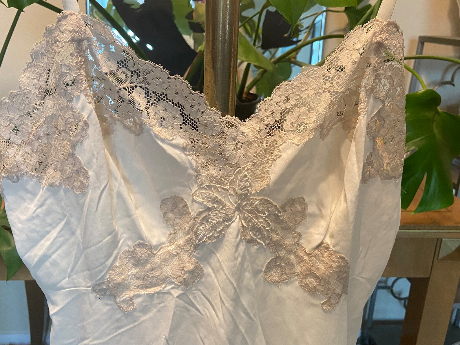 Vintage Cream Slip by Van Raalte W Lace Trim 35 Inch Bust - Etsy
