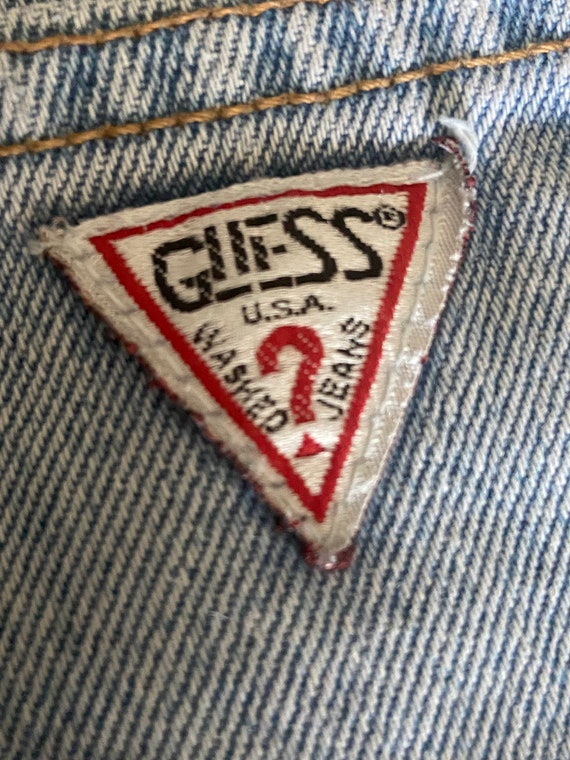 1980s Vintage Guess Georges Marciano Jeans Light Wash - Gem