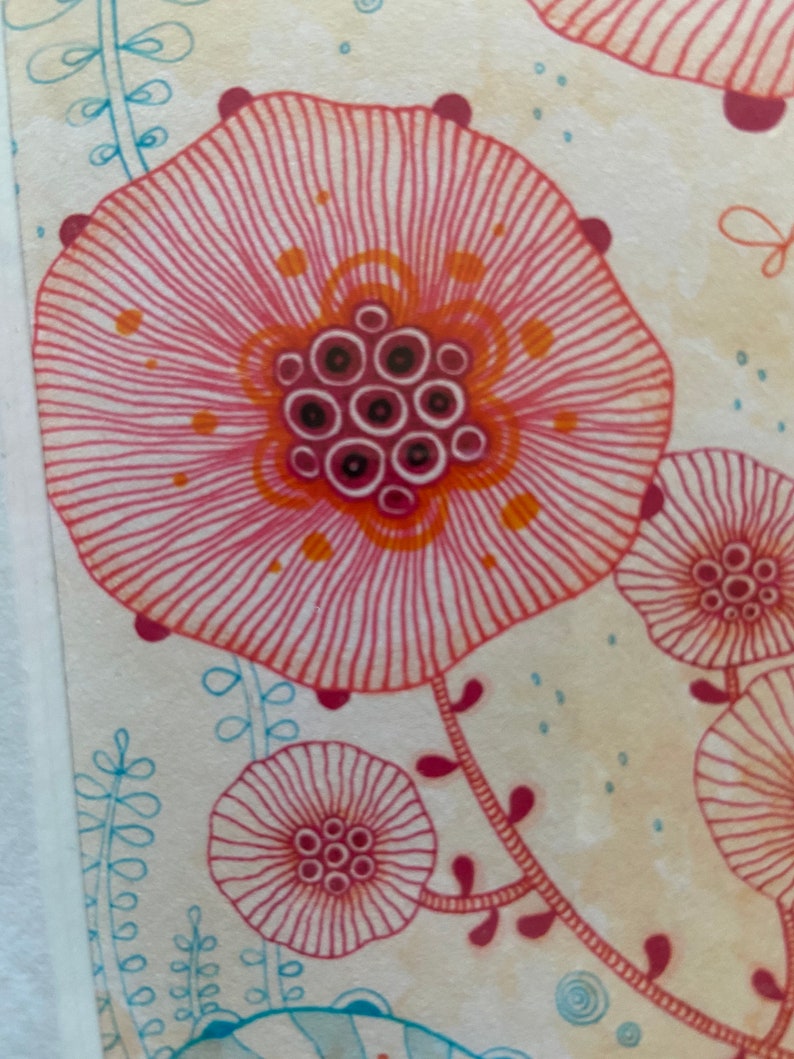 Danah Kim Original Flower Art 2013 - Etsy