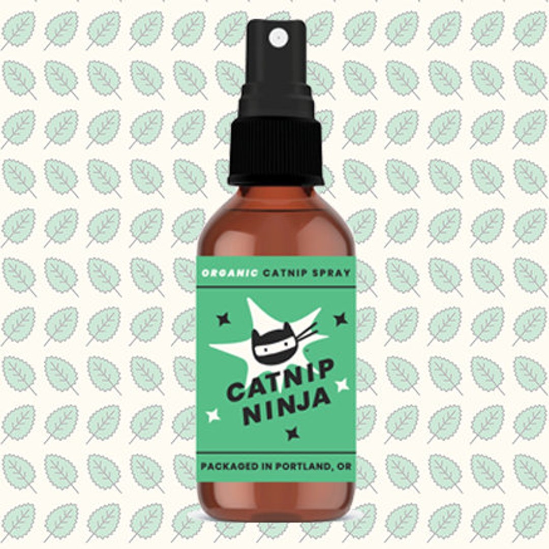 Catnip Ninja-organic Catnip Spray 2oz - Etsy