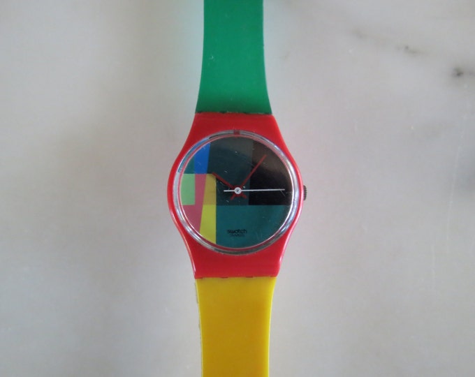 80s Swatch Watch / 1985 Mcswatch Swatch Watch - Etsy