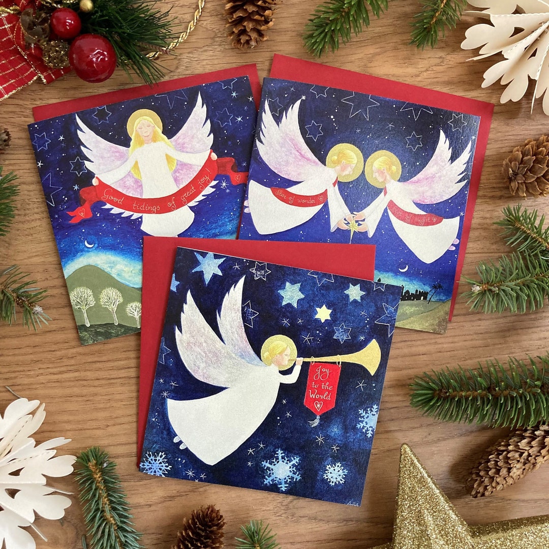 Nativity Angel Christmas Cards Nativity Christmas Cards Festive Designs ...