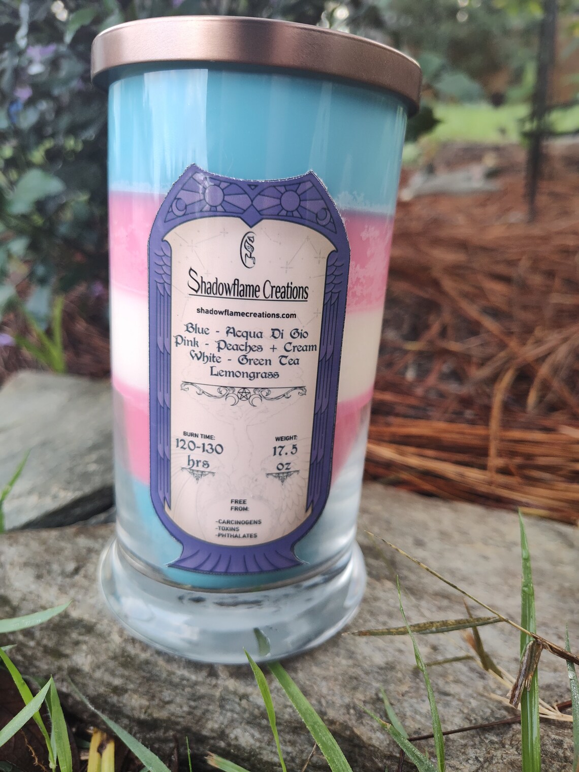 Pride Month - Trans Flag Status Jar Candle - Etsy
