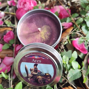Ares - Greek Deity of War and Courage - 4 Oz Soy Candle - Etsy