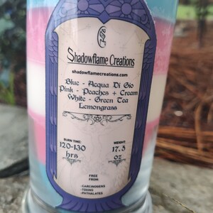 Pride Month - Trans Flag Status Jar Candle - Etsy