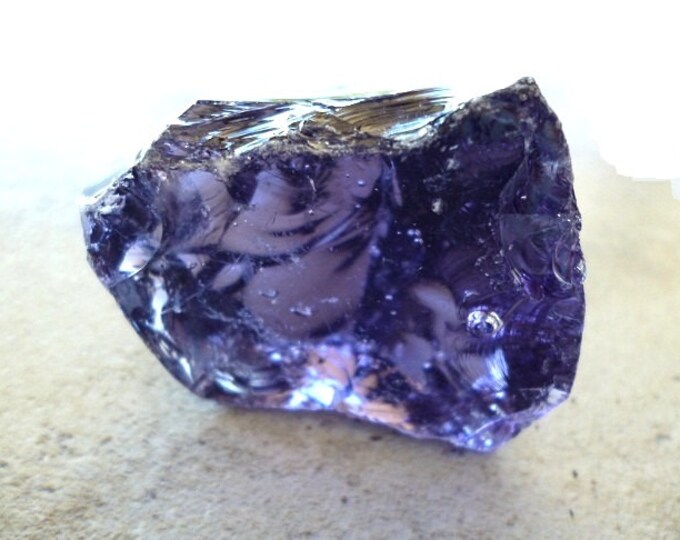 Merlin Purple Andara Volcanic Glass Crystal - Etsy