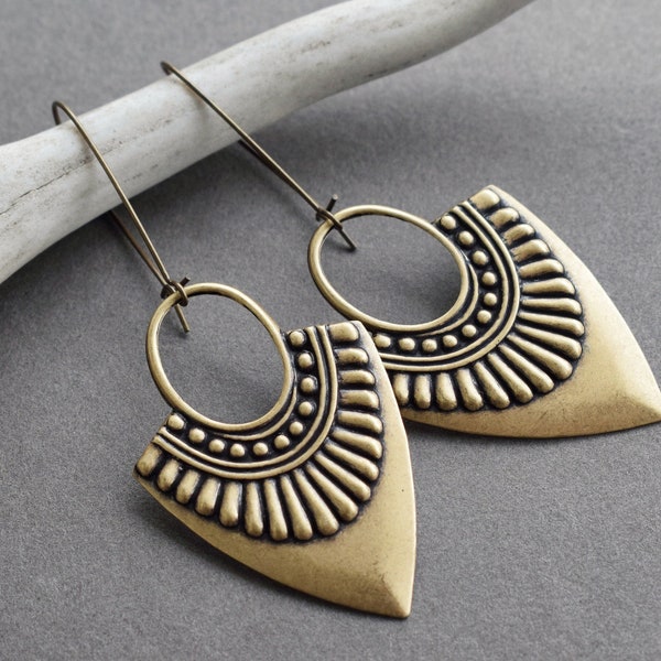 Shield Earrings - Etsy