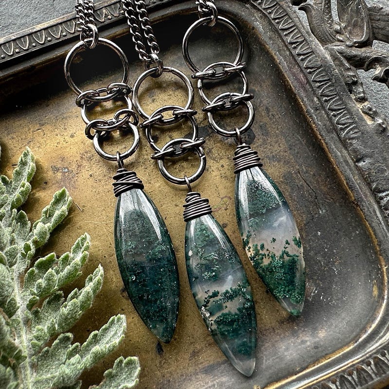 Alt Black Silver Necklace - Etsy