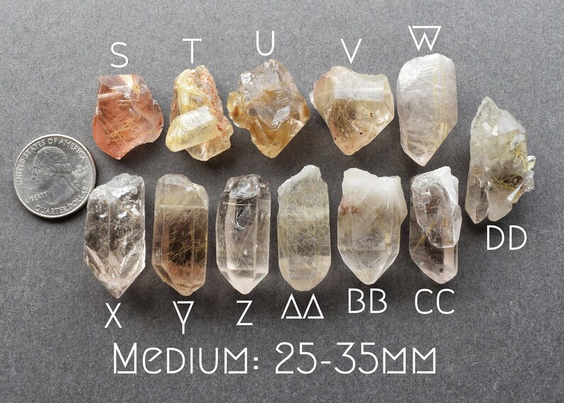 Raw Rutilated Quartz Necklace Raw Crystal Necklace Boho - Etsy