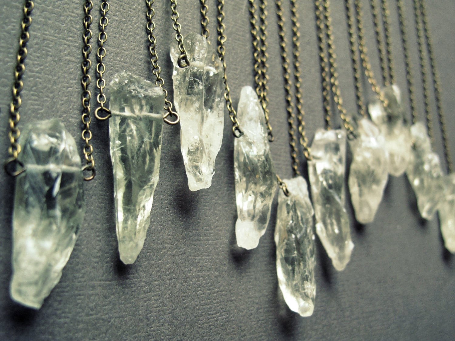 Prasiolite Necklace Green Amethyst Necklace Raw Crystal | Etsy