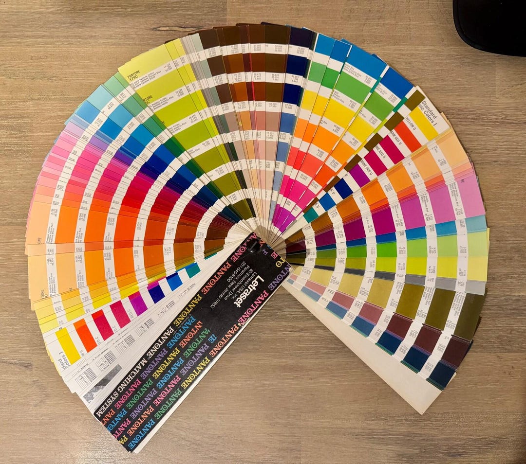 Vintage Pantone by Letraset Color Matching System 16th Edition - 1977 ...