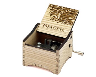 Wooden music box | Etsy