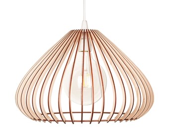 Wooden Hanging Lamp - Etsy