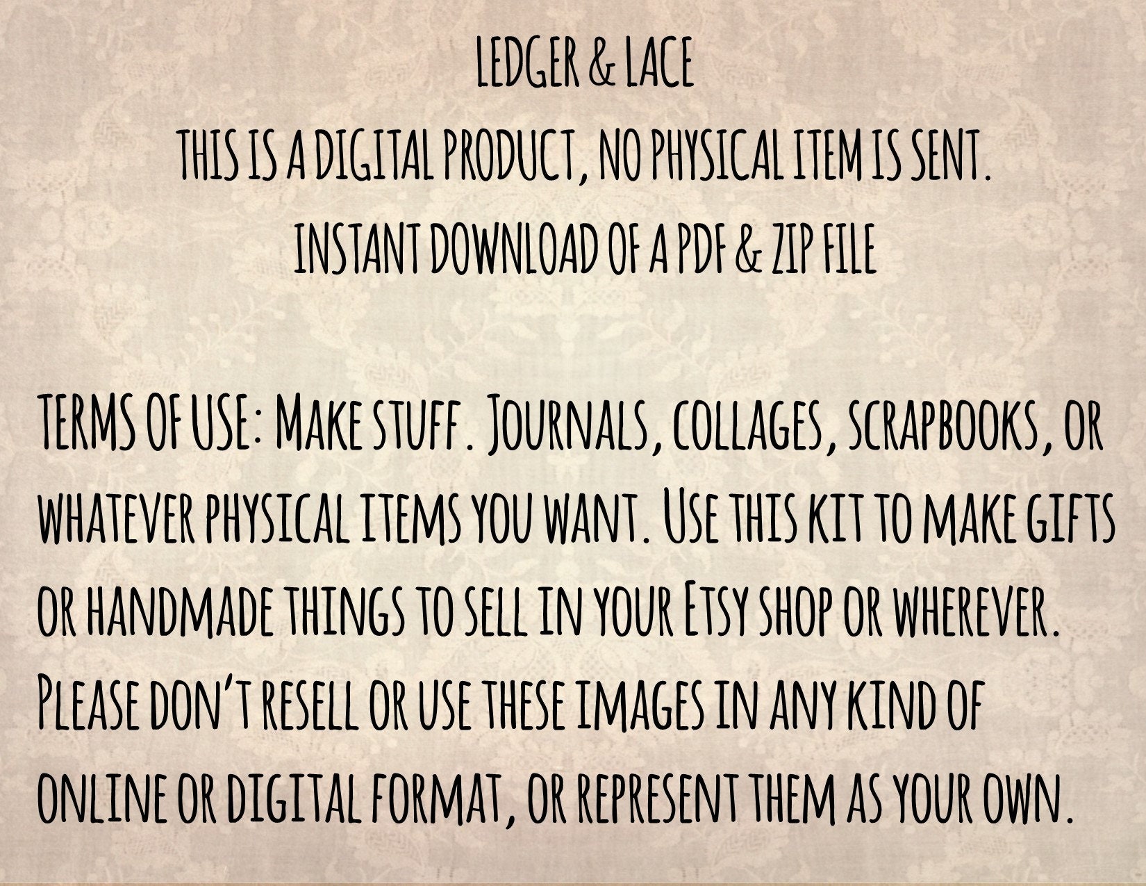 Printable Vintage Moths & Poems Journal Kit - Etsy