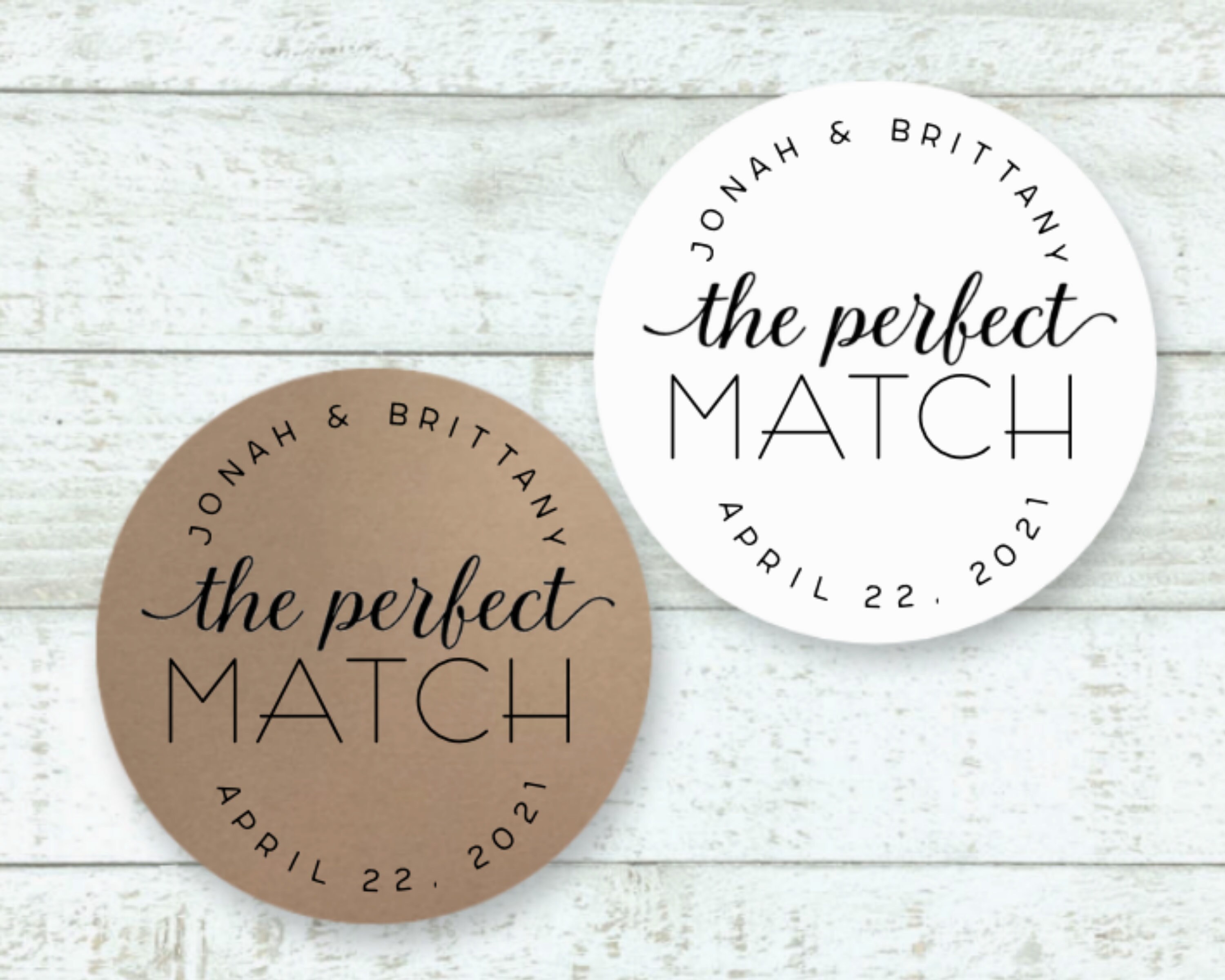 The Perfect Match Stickers for Wedding Shower Engagement - Etsy