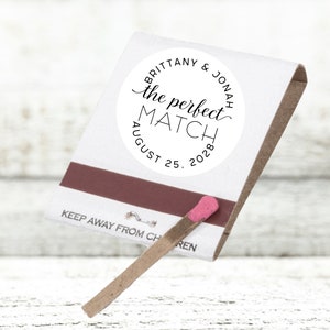 The Perfect Match Stickers for Wedding, Shower, Engagement Party - 63 ...